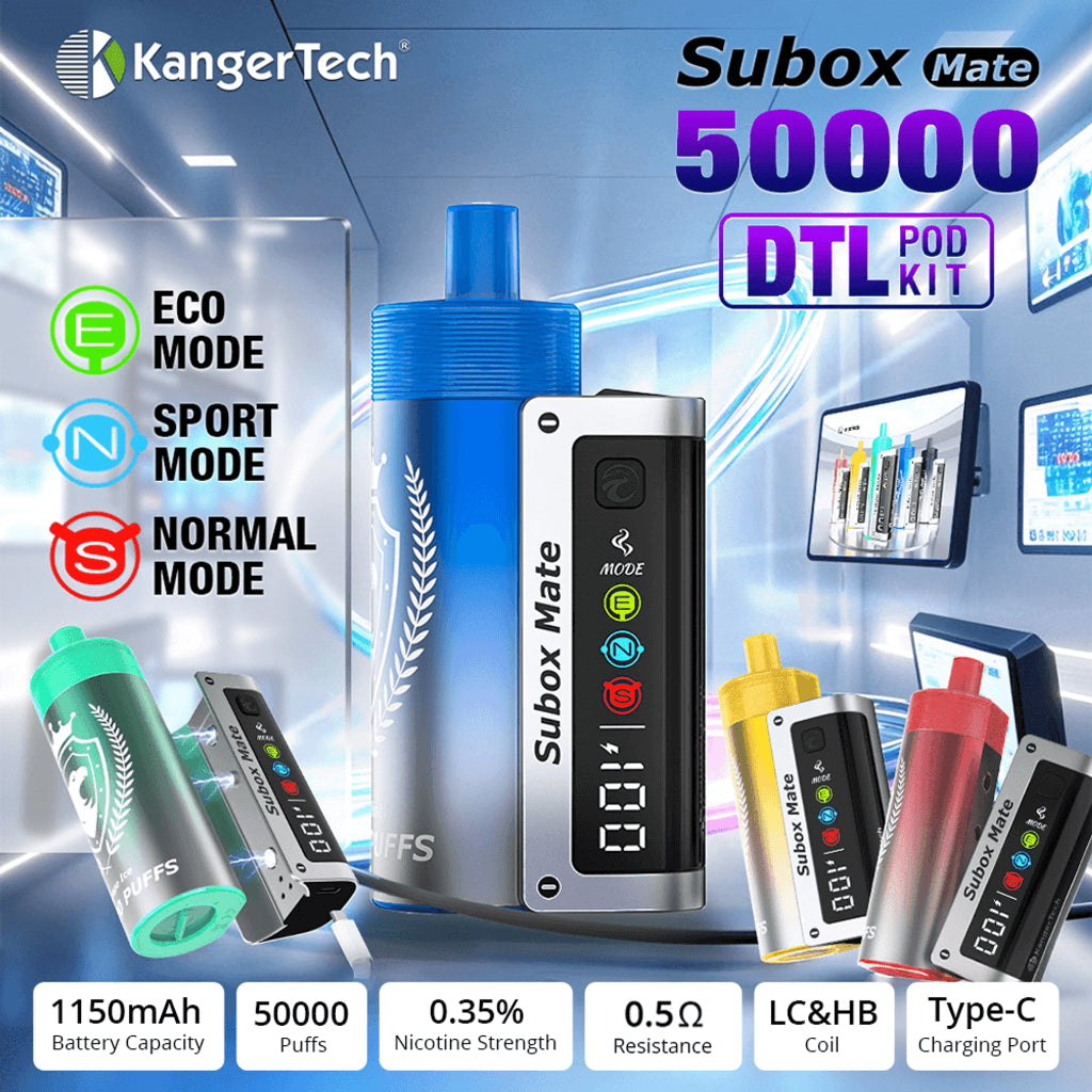 KangerTech Subox 50k Disposable - 4$ Off Until 12/31 *Bargain Bin ...