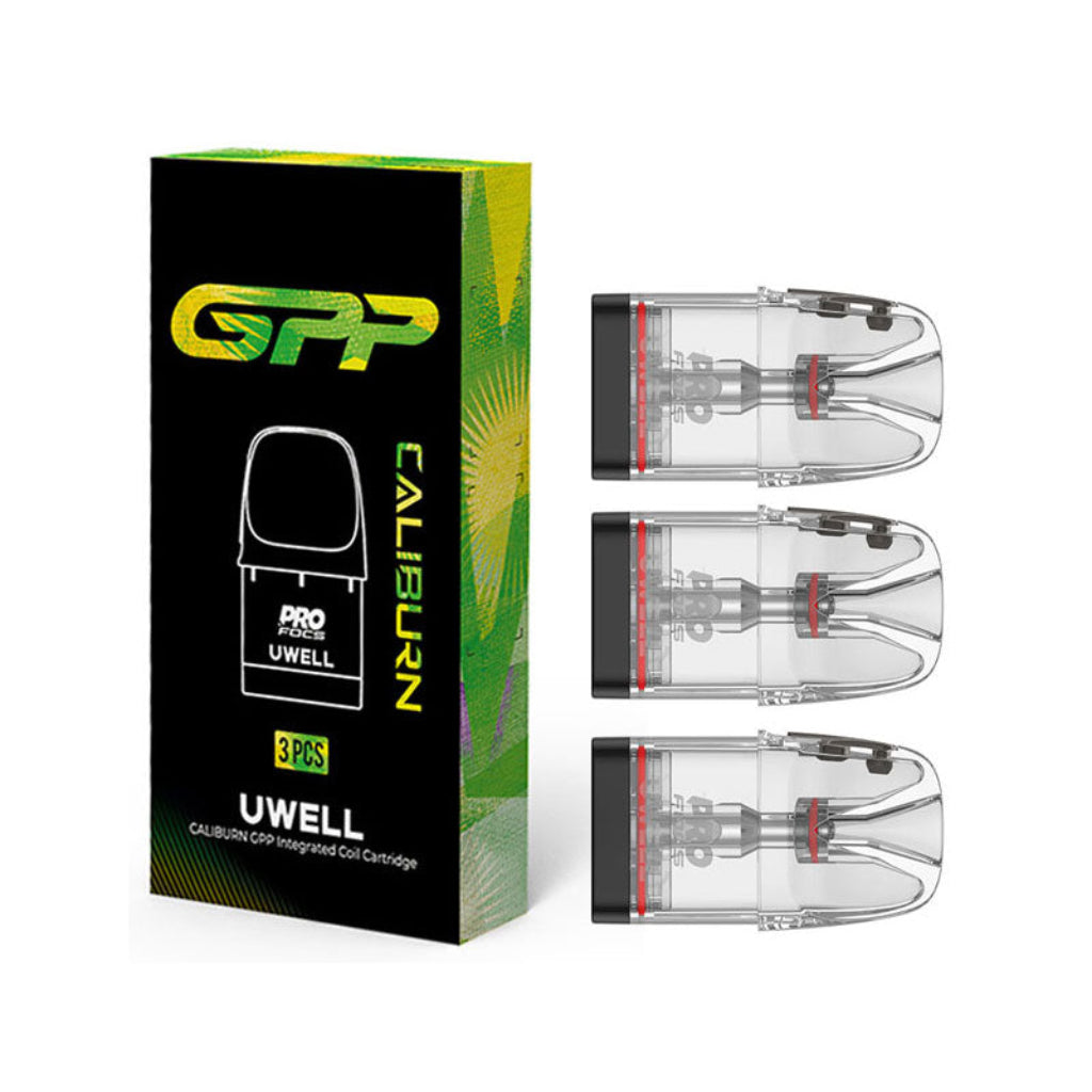Uwell CALIBURN GPP 3ML Refillable Replacement Integrated Coil Cartridg ...