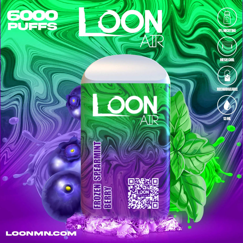 LOON AIR 6000 PUFF DISPOSABLE - Heavy Heads MN
