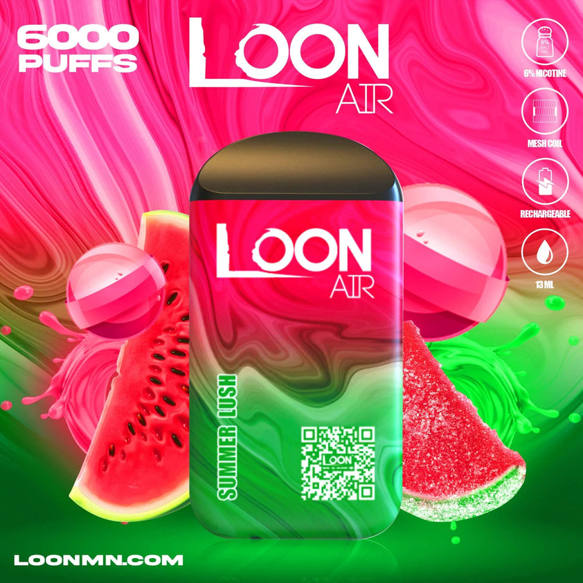 LOON AIR 6000 PUFF DISPOSABLE - Heavy Heads MN
