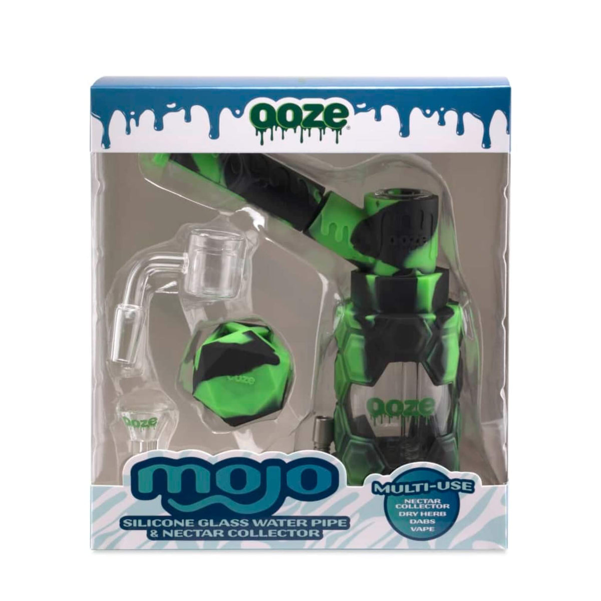 Ooze Mojo Silicone Water Pipe - Heavy Heads MN